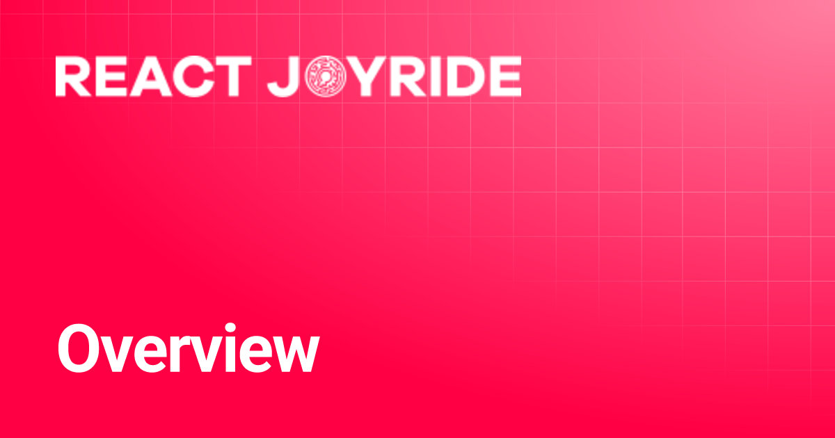 Overview | React Joyride
